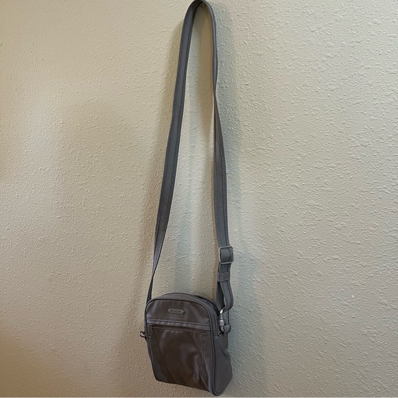 Bags | Travelon Cross Body Bag Taupe | Poshmark